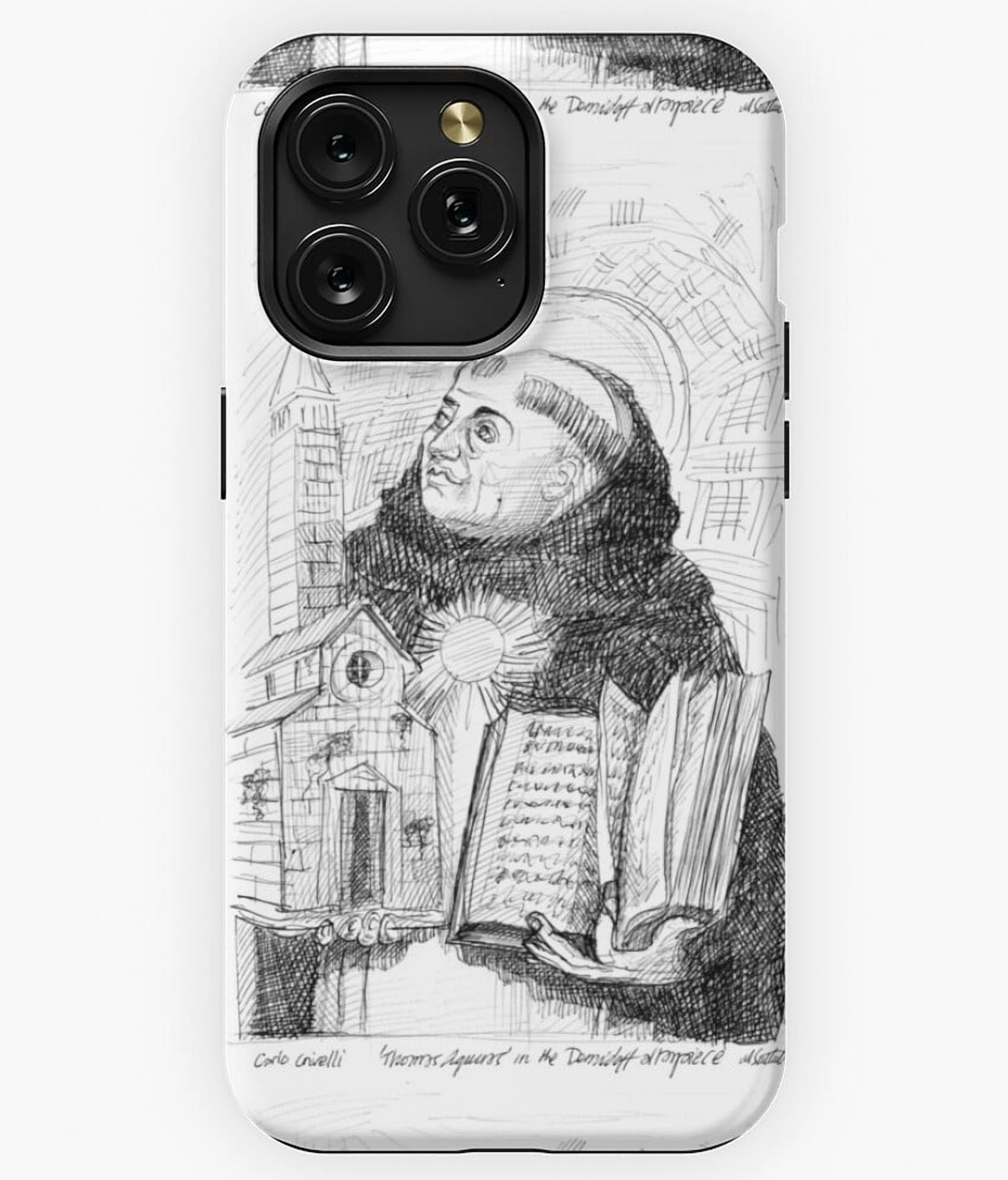 Thomas Aquinas Catholic Priest Philosopher Theologian A2090 Phone Case ...