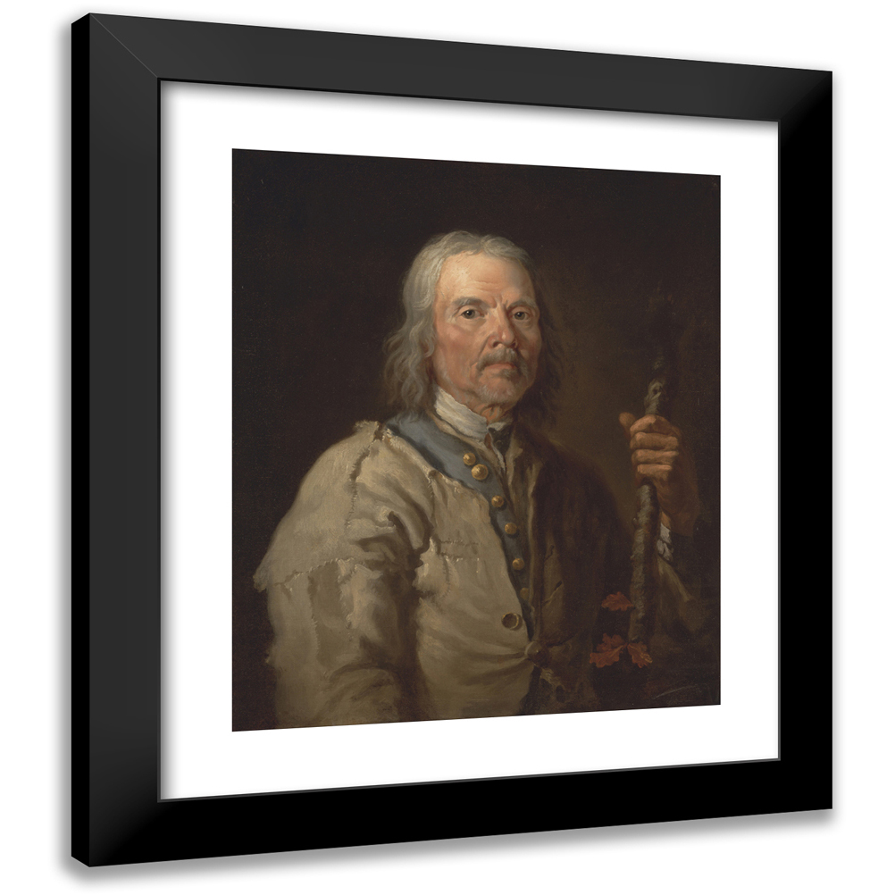 Thomas Barker 20x23 Black Modern Framed Museum Art Print Titled - Man ...