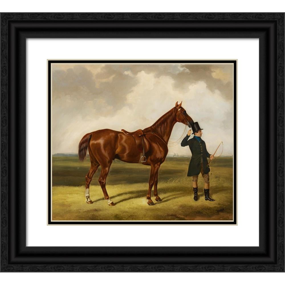 Thomas Barratt of Stockbridge 17x15 Black Ornate Wood Framed Double ...