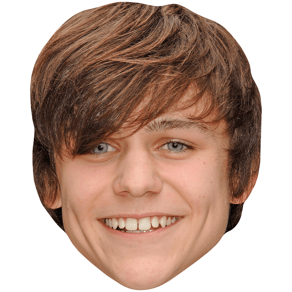 Thomas Bastow (Young) Celebrity Mask, Flat Card Face, Fancy Dress Mask ...