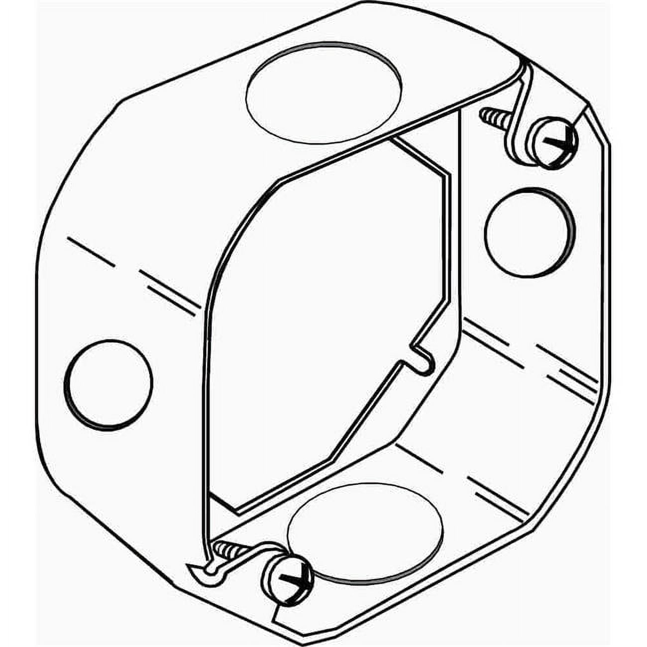 Thomas & Betts 55151- 1/2 & 3/4 Octagon Extension Ring 4 In. X 1-1/2 In ...