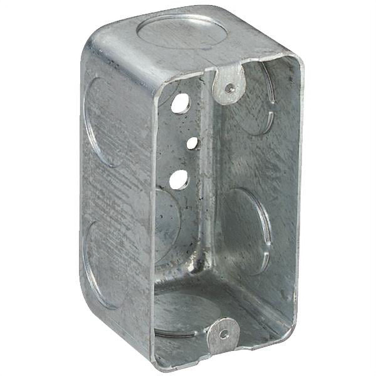 Thomas & Betts 58371-3/4 Pre-Galvanized Steel 1-Gang Utility Handy Box ...