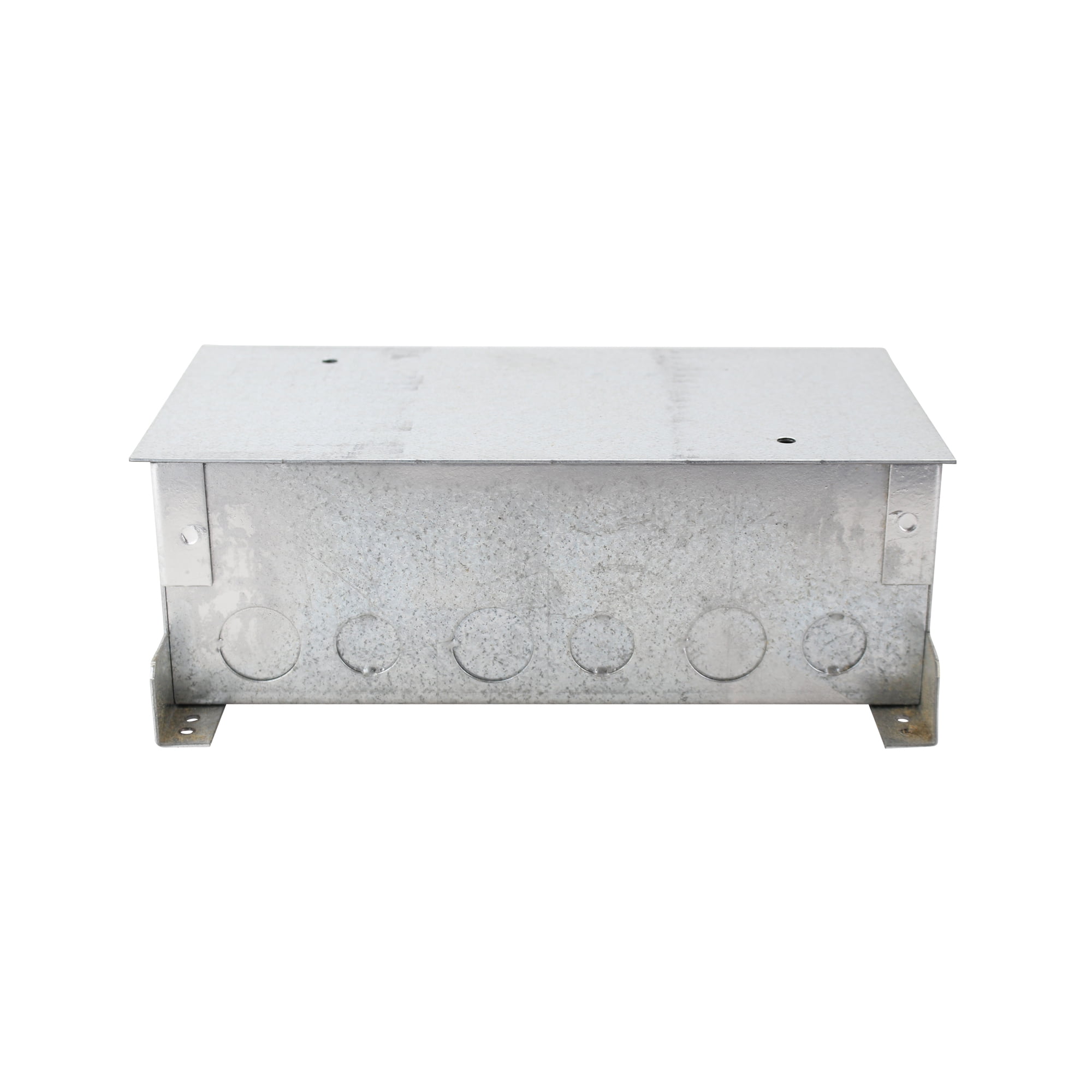 Thomas & Betts 743D Galvanized Steel Floor Boxes Concrete Tight 3-Gang ...