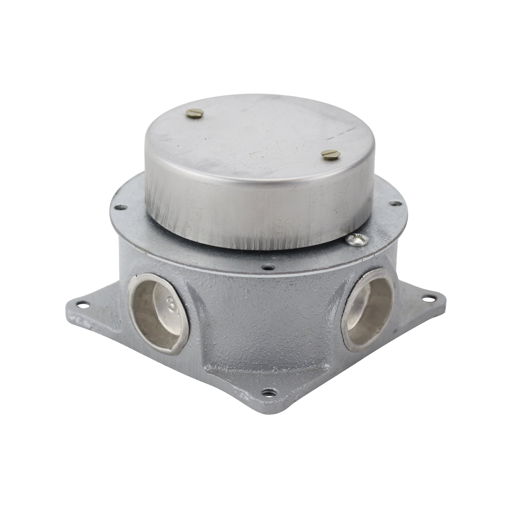 Thomas & Betts 78-S Single Gang Cast Iron Shallow Floor Box - Walmart.com