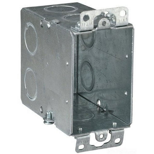 Thomas & Betts CY-1/2 Pre-Galvanized Steel 1-Gang Gangable Switch Box 2 ...