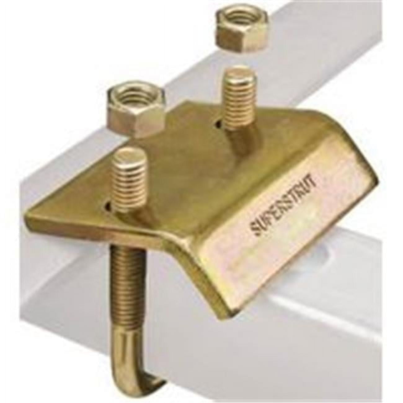(2-Pack) Superstrut 3-3/16 in. Channel to Beam Strut Clamp with U-Bolt ...