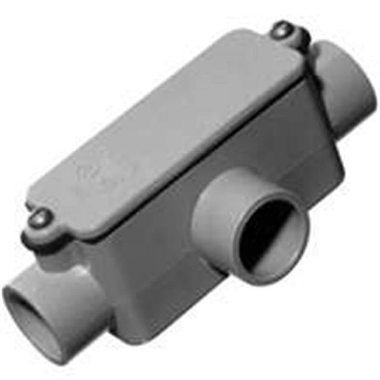 Thomas & Betts-Carlon E983GR-CAR 1.25 Type T PVC Conduit Body - Gray ...