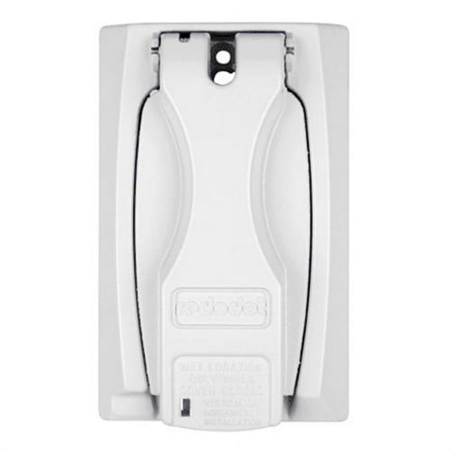 Thomas & Betts DCCU-WH Red Dot Universal Flip-Lid Weatherproof ...