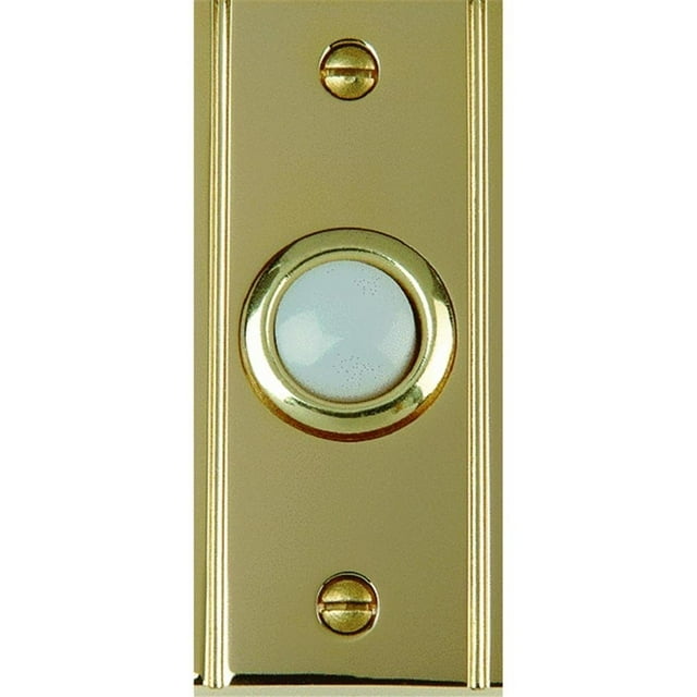 Thomas & Betts DH1630L Carlon Brass Finish Wired Brass Push Button ...
