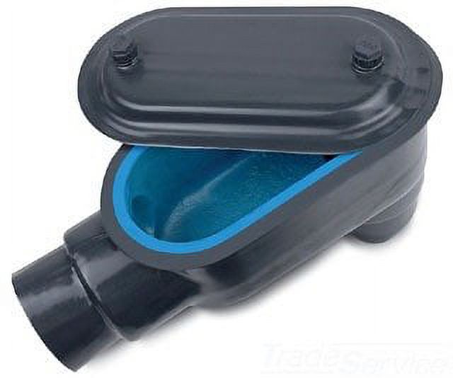 Thomas & Betts LB27-G OCAL PVC-Coated Conduit Body, Type LB, Form-7, 3/ ...