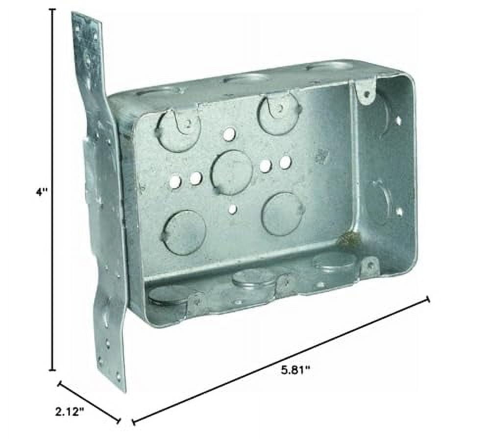 Thomas & Betts P27SL4 3 Gang 4X6 Box, 5-13/16-Inch Length by 4-Inch ...