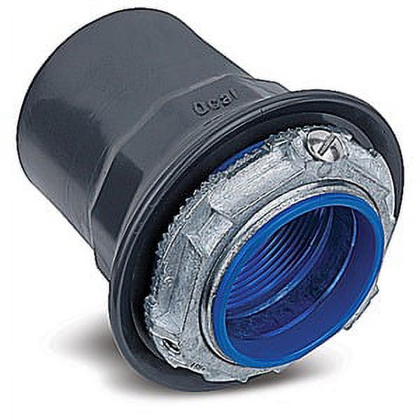 Thomas & Betts STG3-G Ocal PVC Coated Zinc Grounded Hub Connector, 1 ...