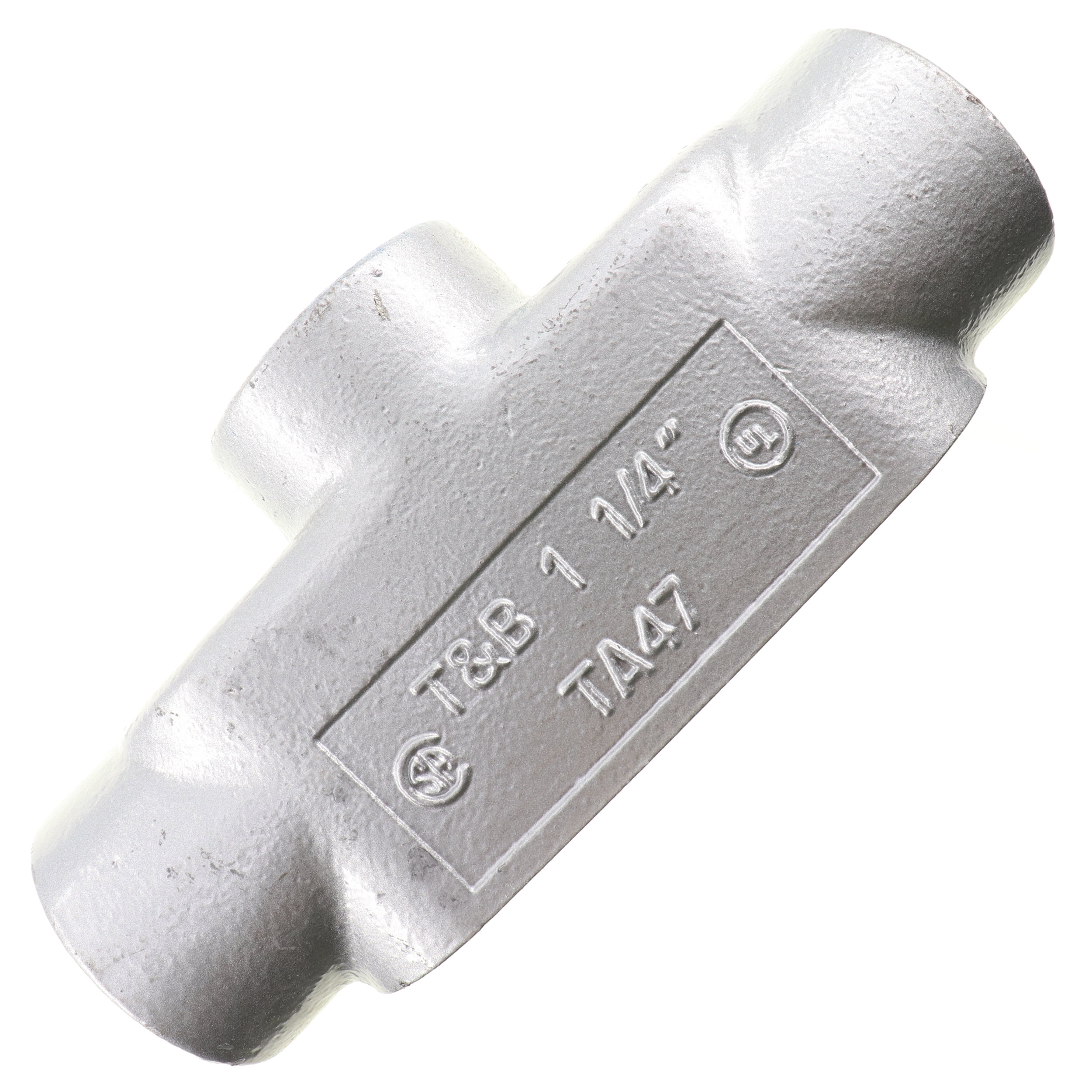 Thomas & Betts TA47 Cast-Iron Rigid Conduit Body, Type TA, Form-7, 1-1/ ...