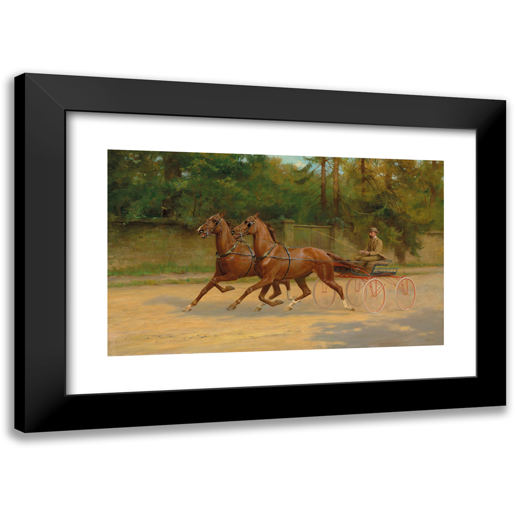 Thomas Blinks 18x13 Black Modern Framed Museum Art Print Titled ...