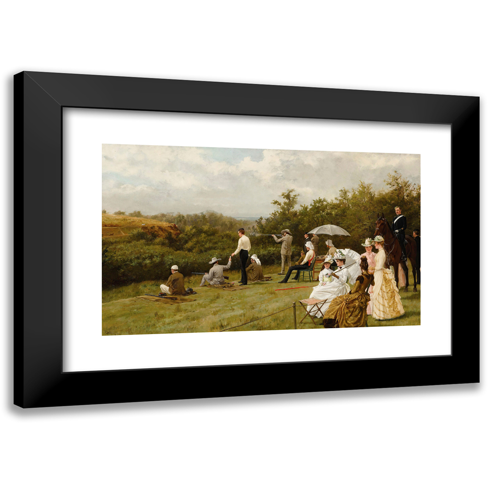 Thomas Blinks 24x16 Black Modern Framed Museum Art Print Titled ...