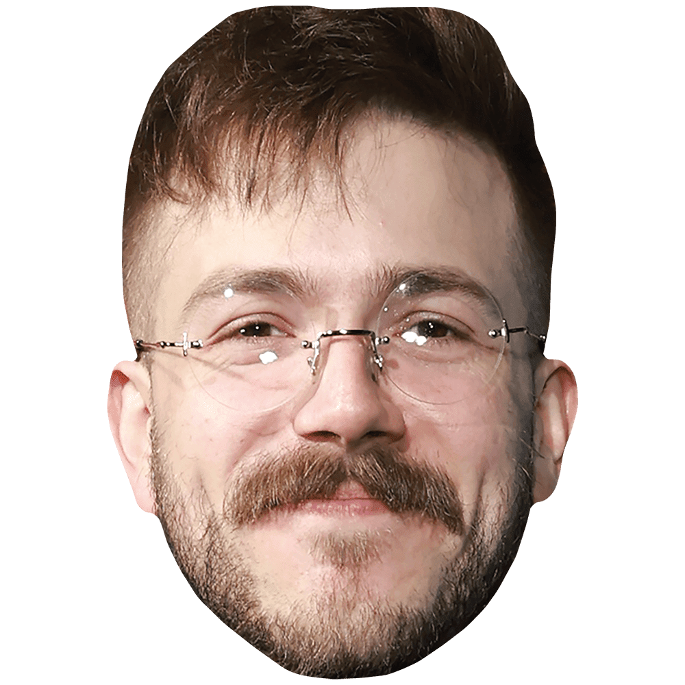 Thomas Bowe (Smile) Celebrity Mask, Flat Card Face, Fancy Dress Mask ...