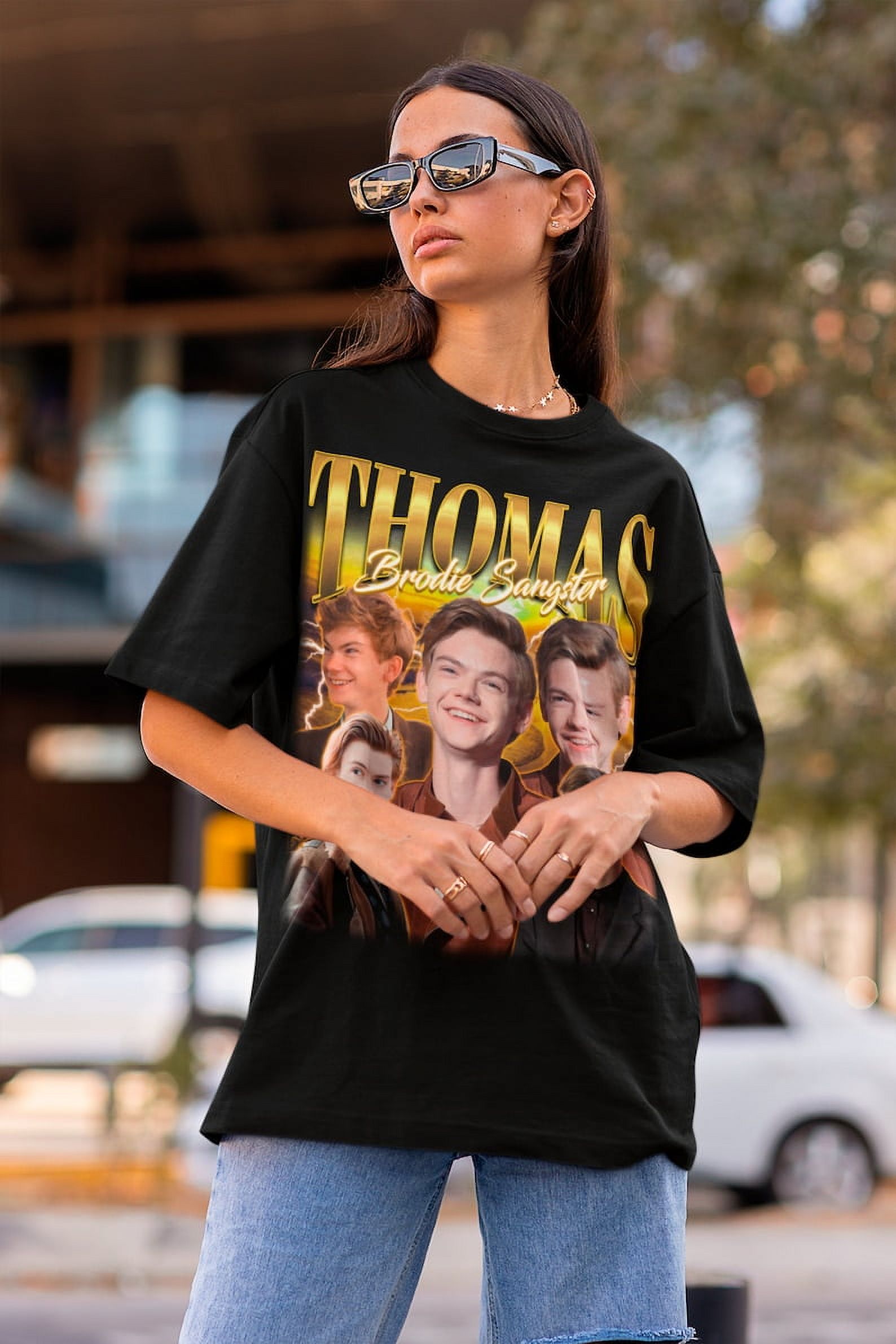 Thomas Brodie Sangster 90s Tee - Thomas Brodie Sweatshirt - Thomas Brodie Fan Merch - Thomas ...