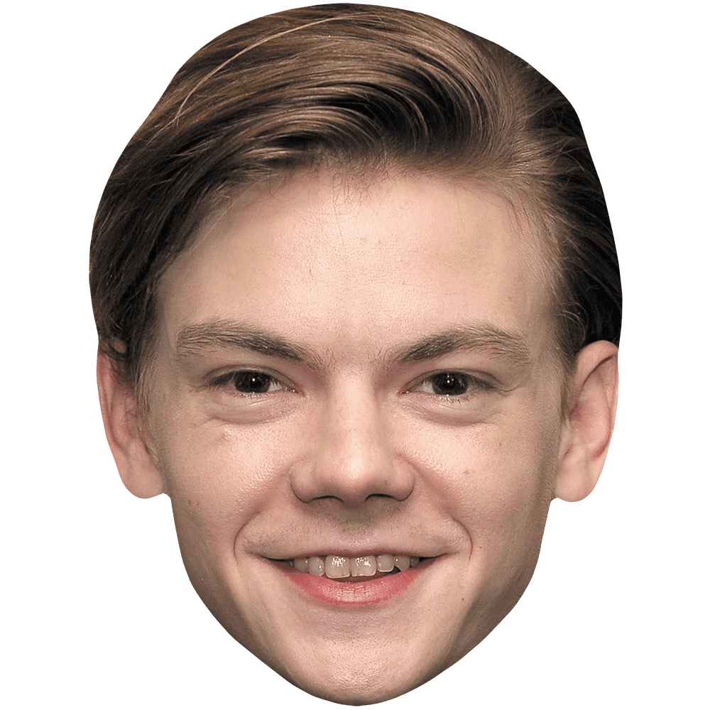 Thomas Brodie-Sangster (Smile) Celebrity Mask, Flat Card Face, Fancy ...