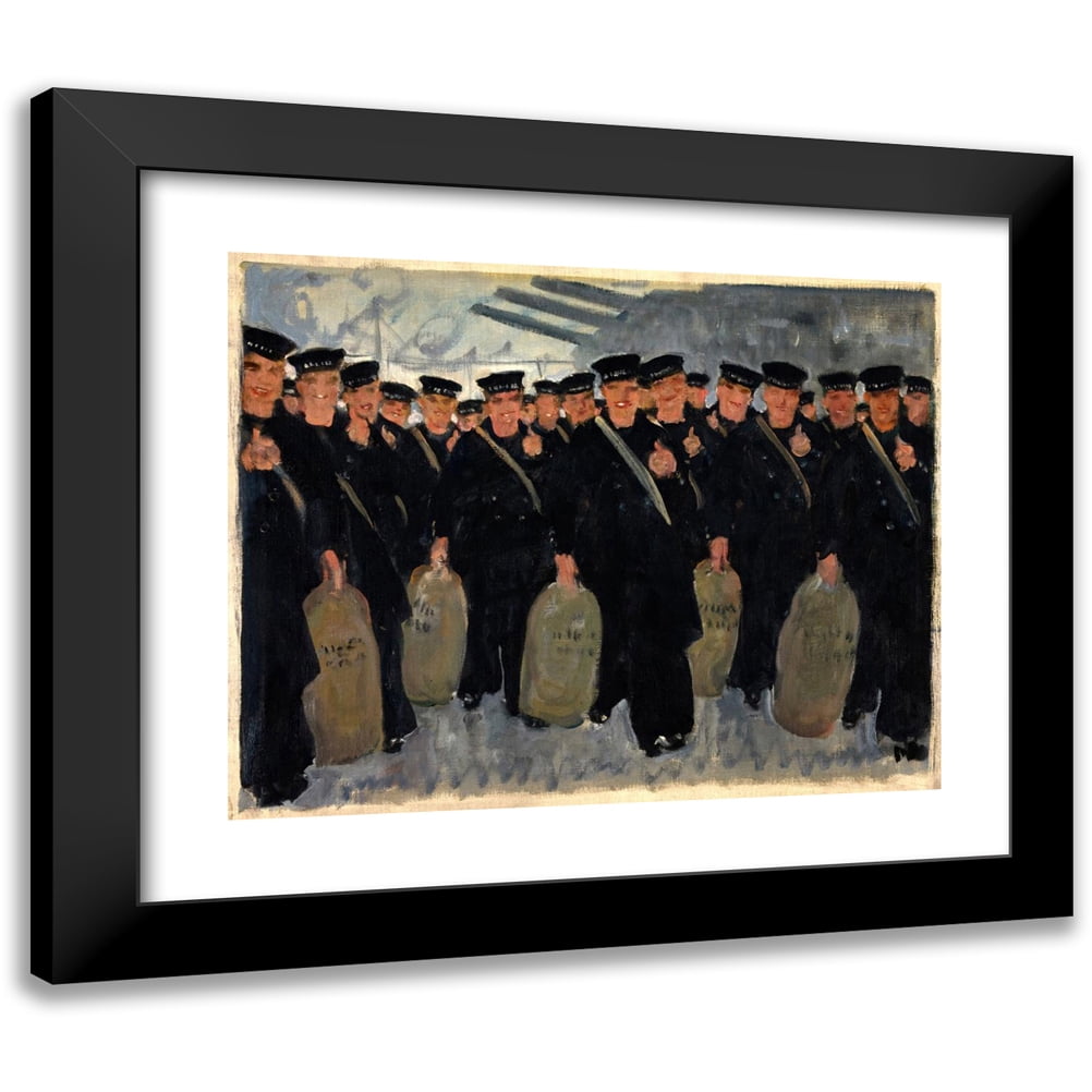 Thomas Cantrell Dugdale 24x20 Black Modern Framed Museum Art Print ...