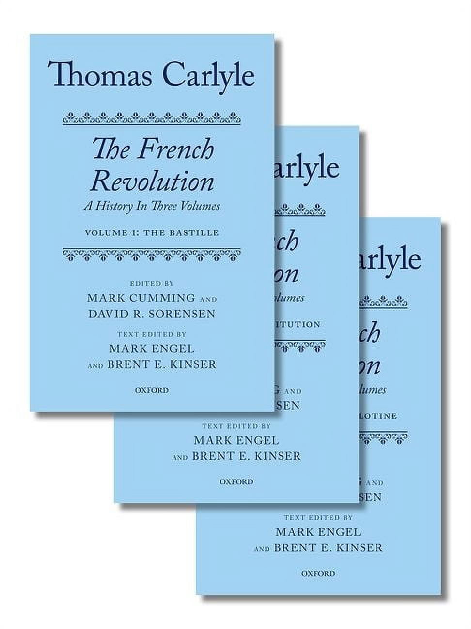 Thomas Carlyle the French Revolution 3 Volume Set, (Hardcover ...