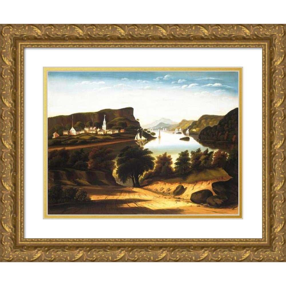 Thomas Chambers 18x14 Gold Ornate Wood Frame and Double Matted Museum ...