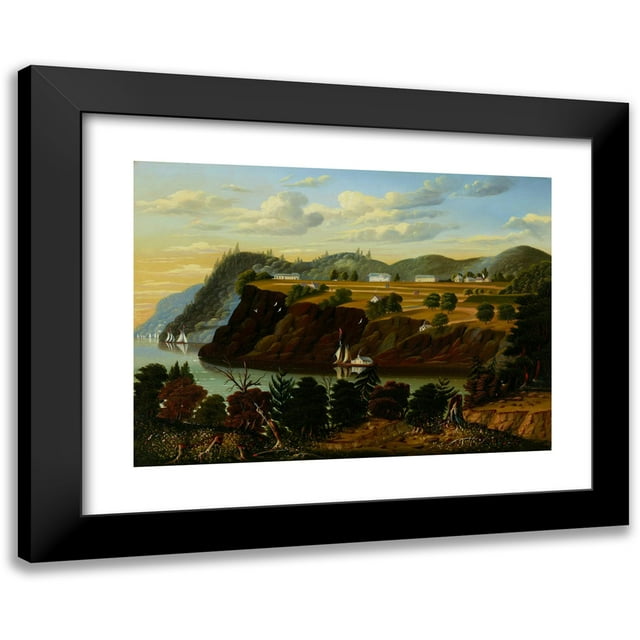 Thomas Chambers 24x19 Black Modern Framed Museum Art Print Titled ...