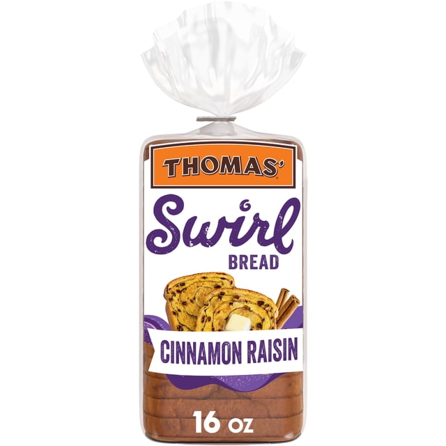 Thomas Cinnamon Swirl Bread | Flavored buns for catering - Walmart ...