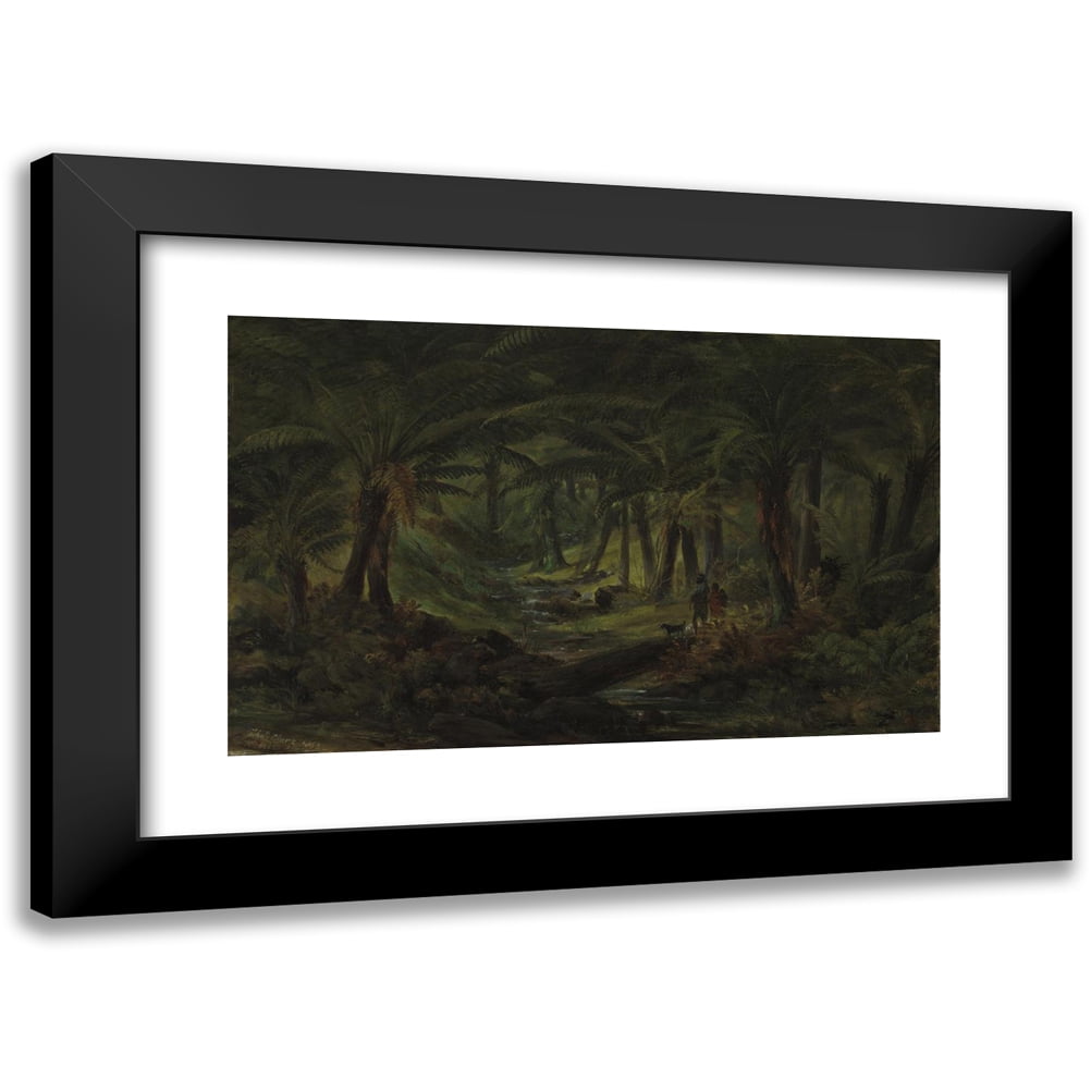 Thomas Clark 14x11 Black Modern Framed Museum Art Print Titled - Fern ...