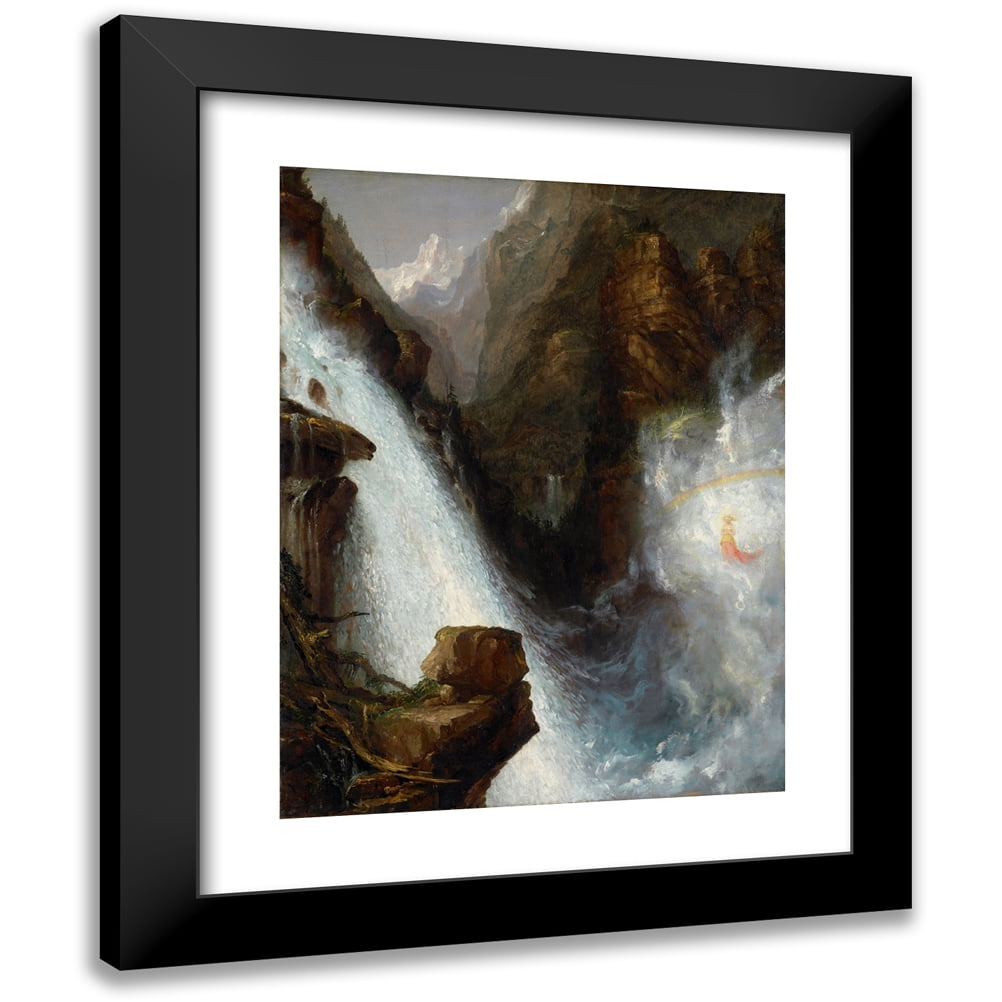 Thomas Cole 12x14 Black Modern Framed Museum Art Print Titled - Scene ...