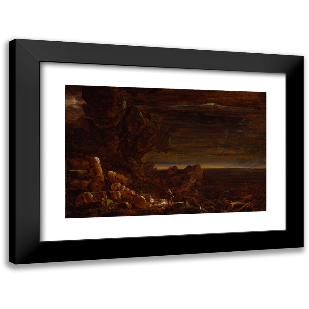 Thomas Cole 14x11 Black Modern Framed Museum Art Print Titled - The ...