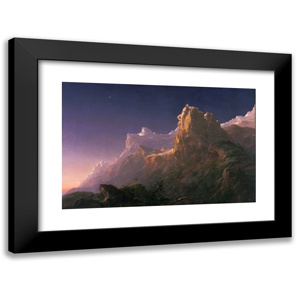 Thomas Cole 18x13 Black Modern Framed Museum Art Print Titled ...