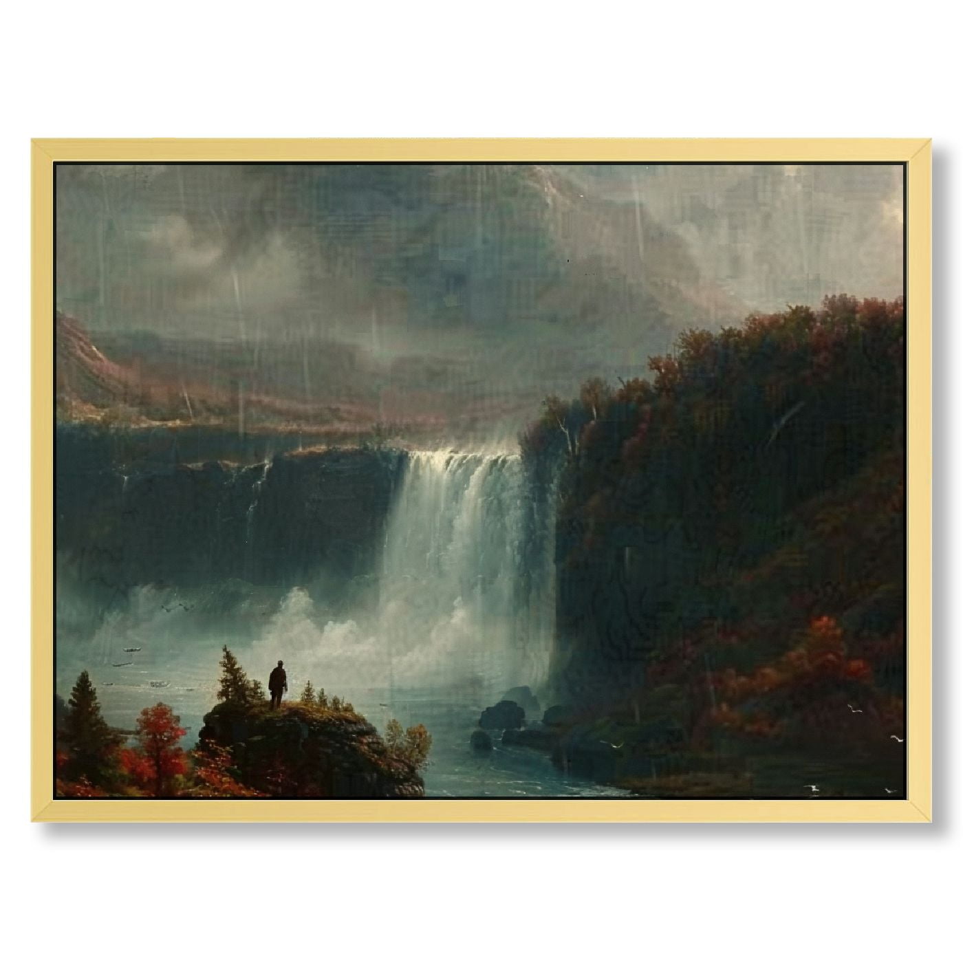 - Thomas Cole, Distant View of - Poster Print, Famous Paintings ...