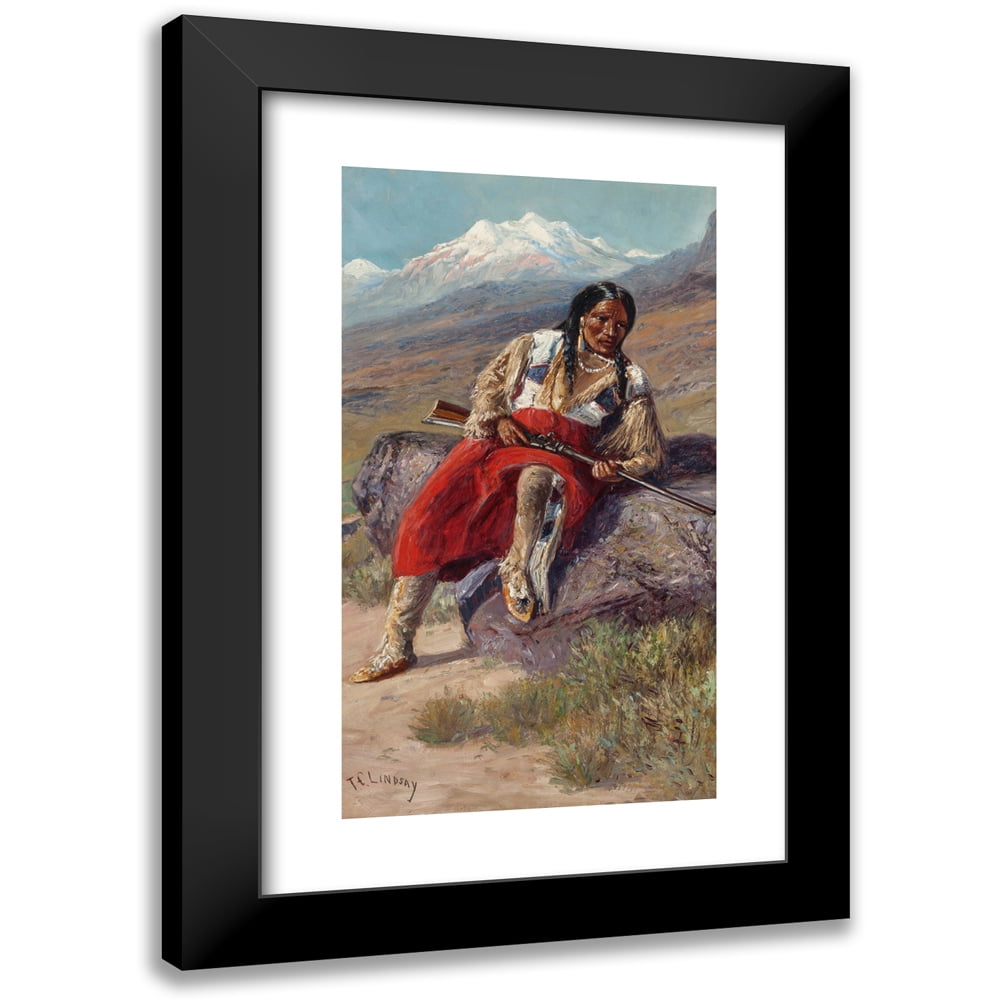 Thomas Corwin Lindsay 10x14 Black Modern Framed Museum Art Print Titled ...