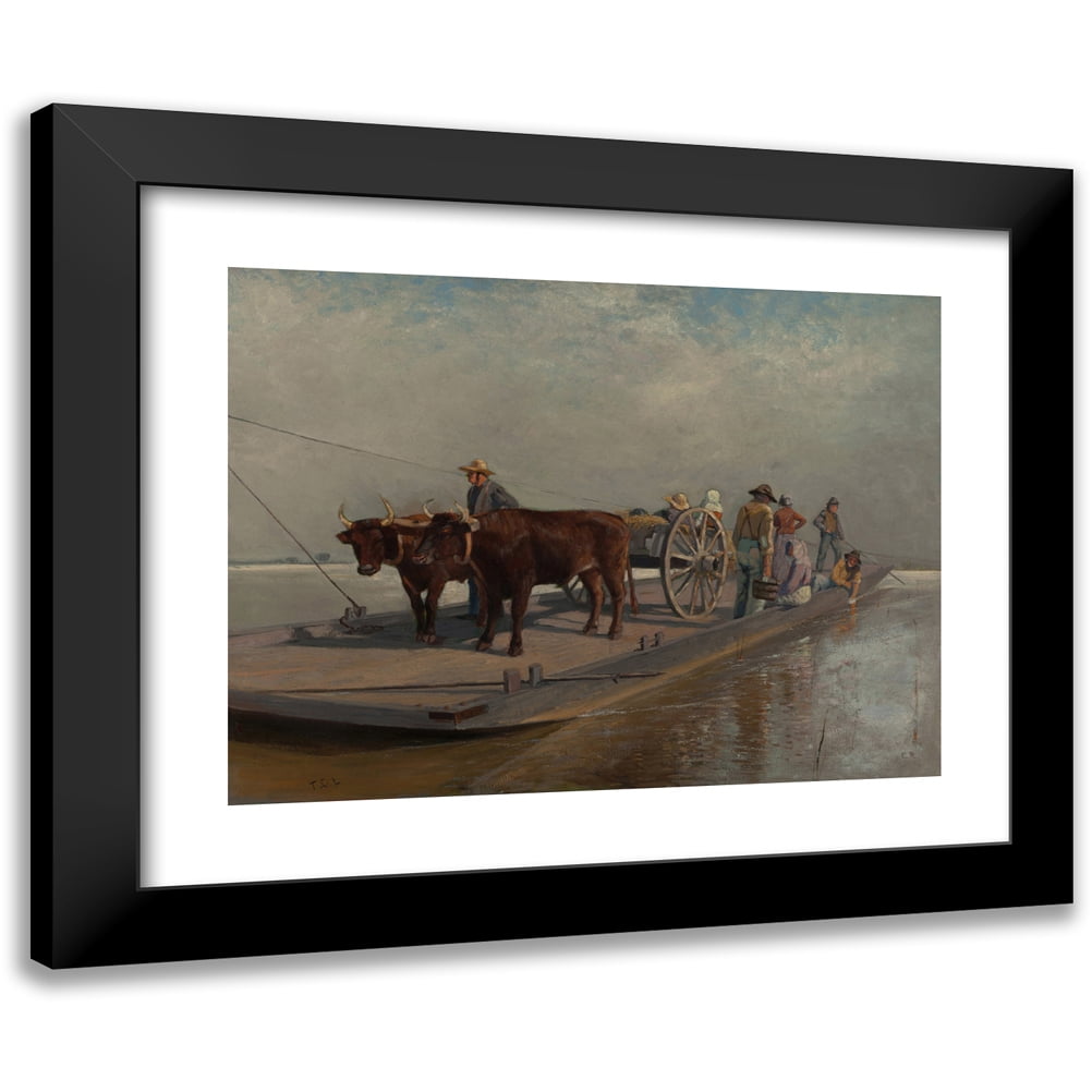 Thomas Corwin Lindsay 14x12 Black Modern Framed Museum Art Print Titled ...