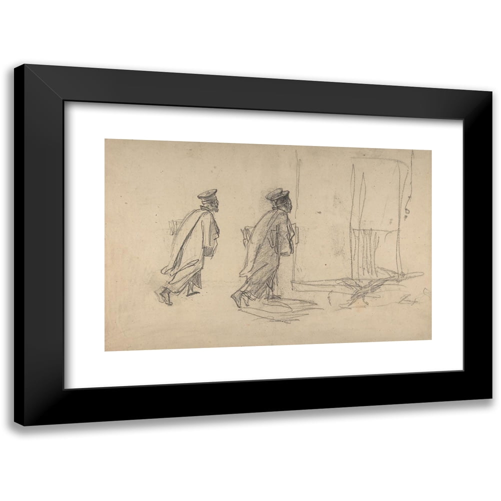 Thomas Couture 24x17 Black Modern Framed Museum Art Print Titled ...