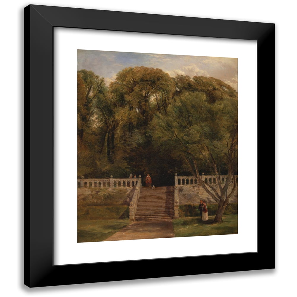 Thomas Creswick 12x14 Black Modern Framed Museum Art Print Titled - On ...