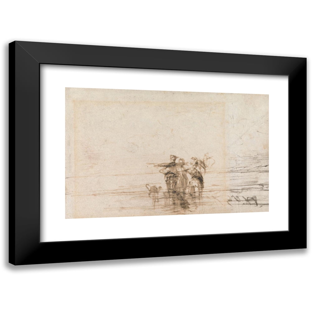 Thomas Creswick 14x11 Black Modern Framed Museum Art Print Titled ...