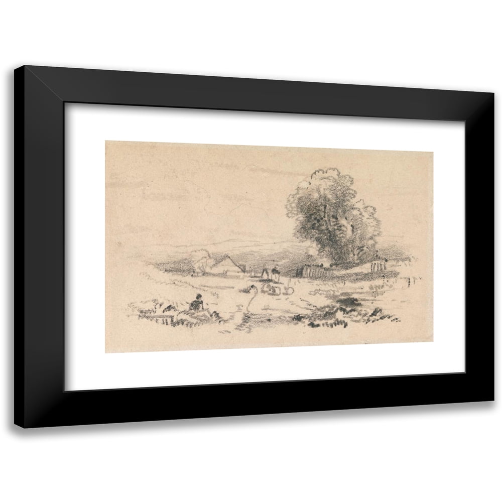 Thomas Creswick 18x13 Black Modern Framed Museum Art Print Titled - The ...
