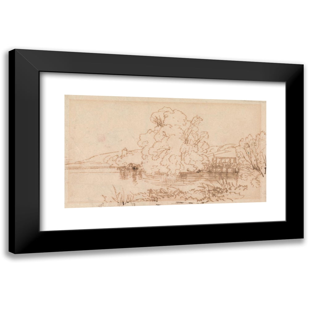 Thomas Creswick 24x15 Black Modern Framed Museum Art Print Titled - Ed ...