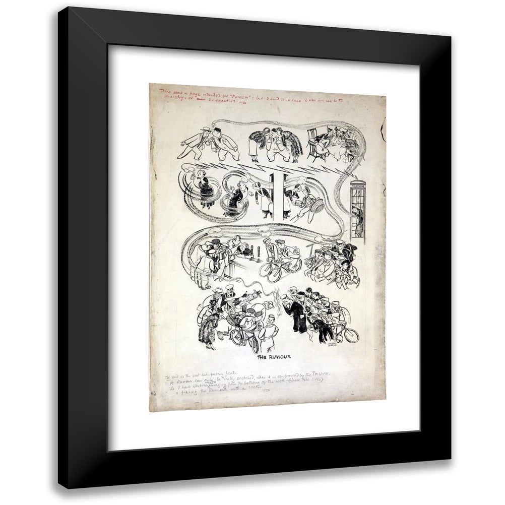 Thomas Derrick 11x14 Black Modern Framed Museum Art Print Titled - The ...