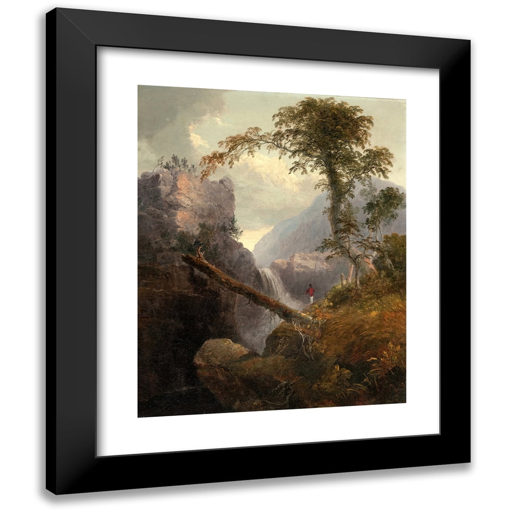 Thomas Doughty 12x14 Black Modern Framed Museum Art Print Titled ...