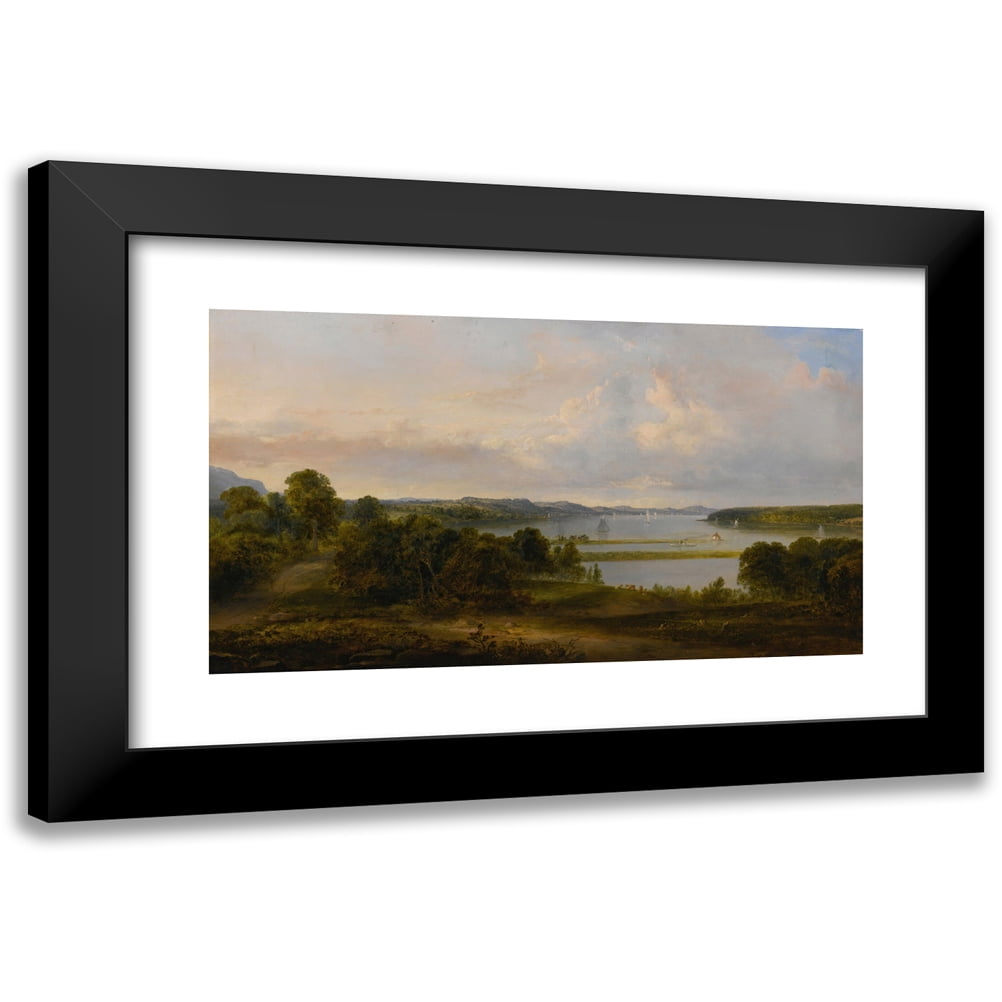Thomas Doughty 14x10 Black Modern Framed Museum Art Print Titled - View ...