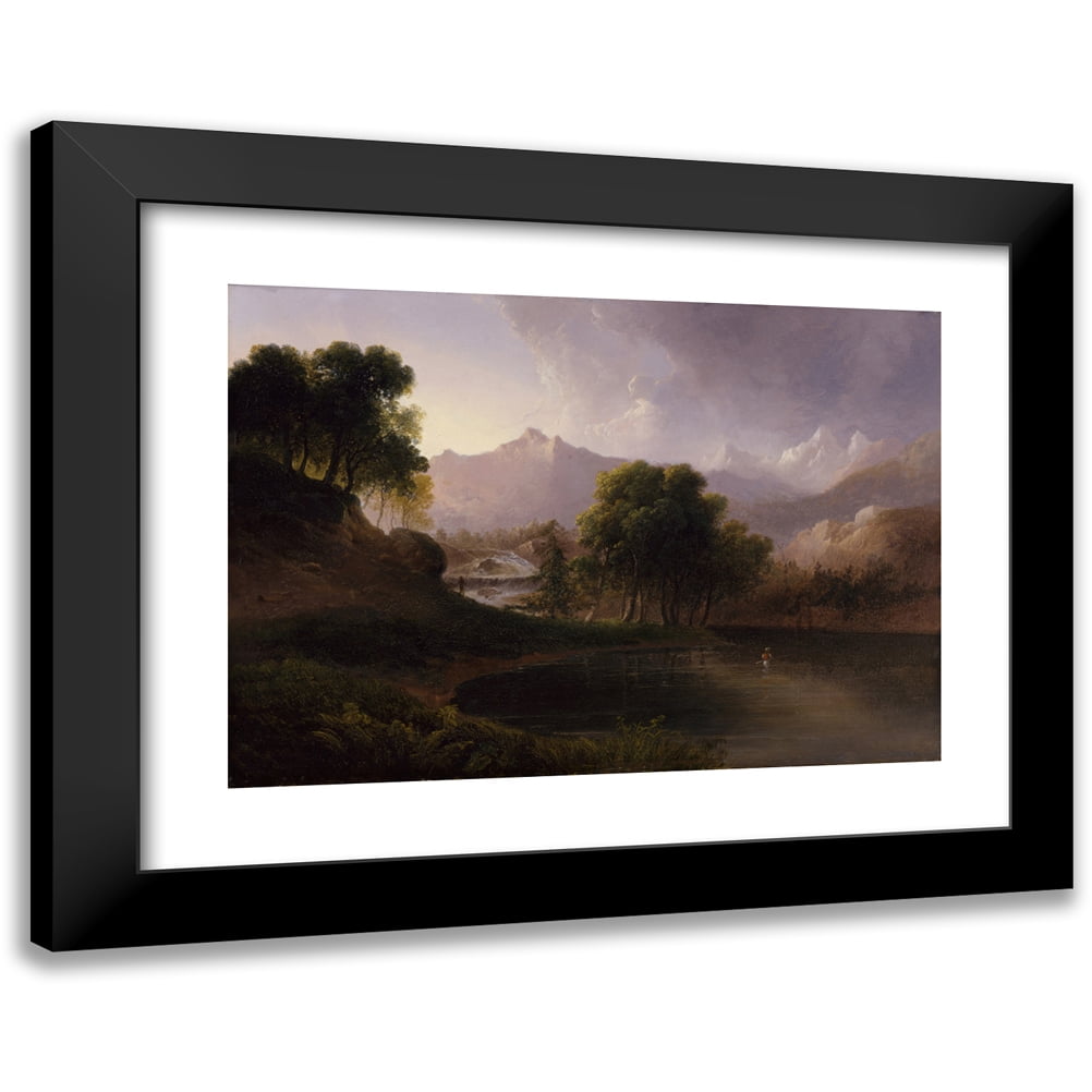 Thomas Doughty 24x18 Black Modern Framed Museum Art Print Titled ...
