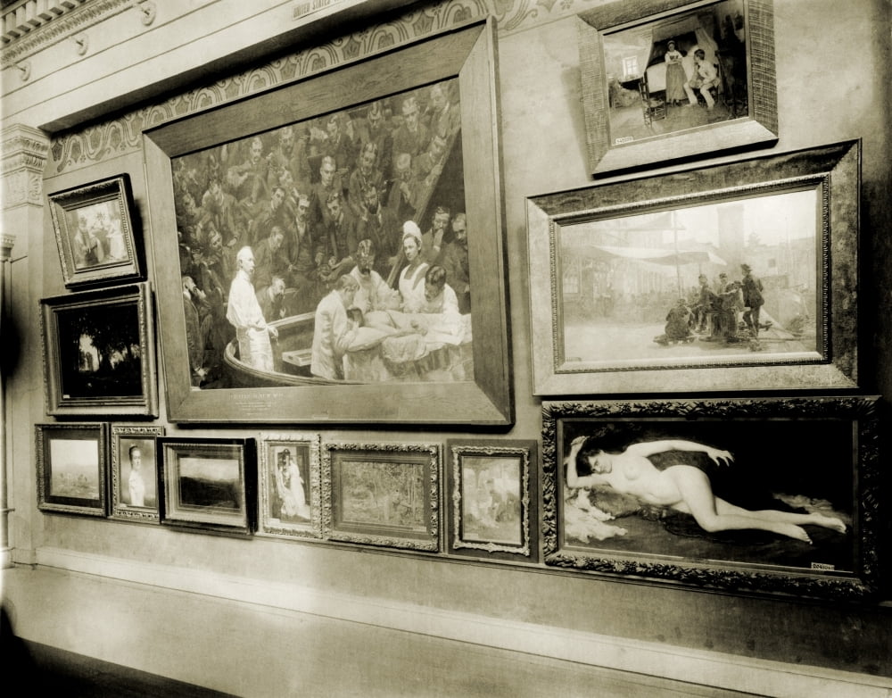 Thomas Eakin'S Monumental Realist Painting History (24 x 18) - Walmart.com