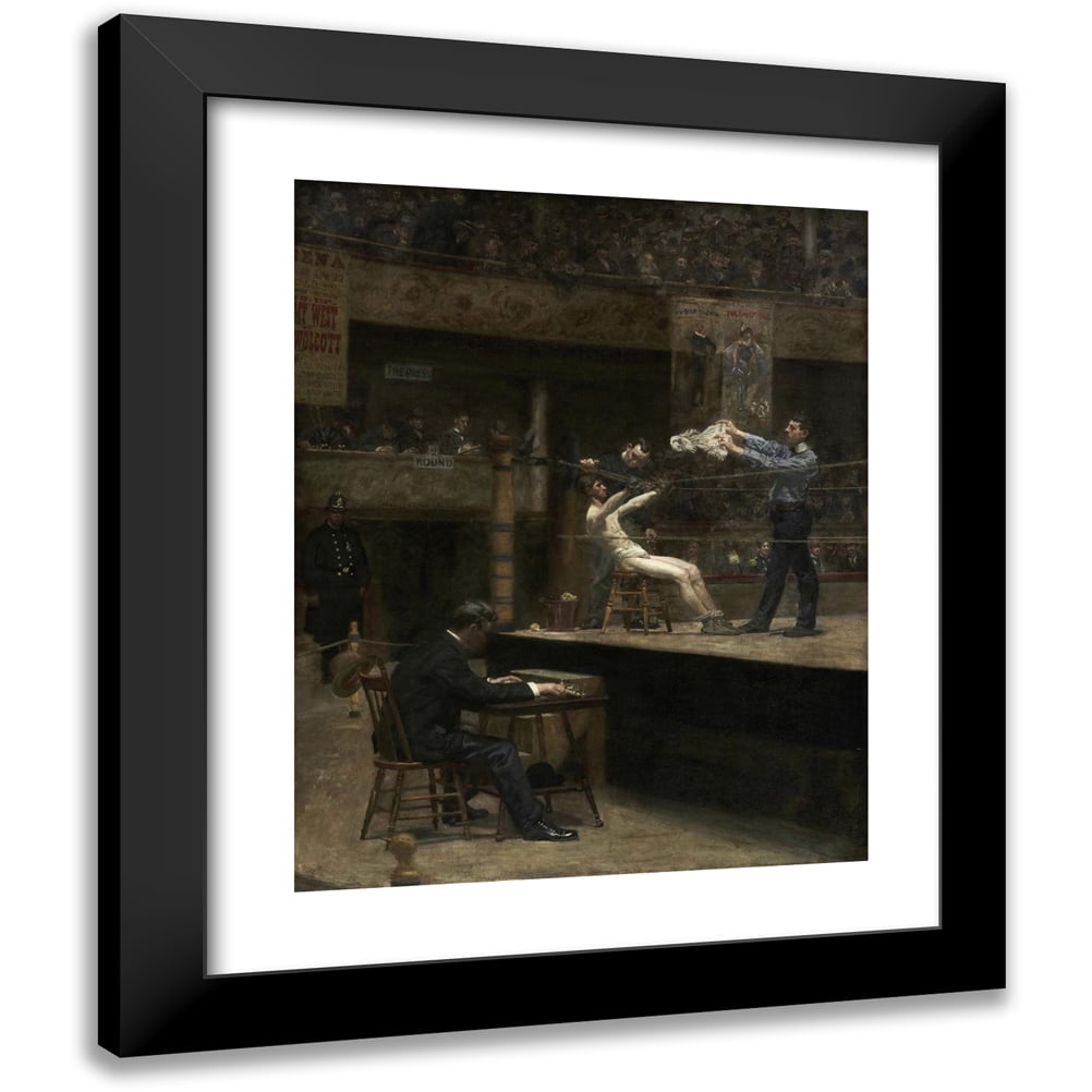 Thomas Eakins 15x18 Black Modern Framed Museum Art Print Titled ...