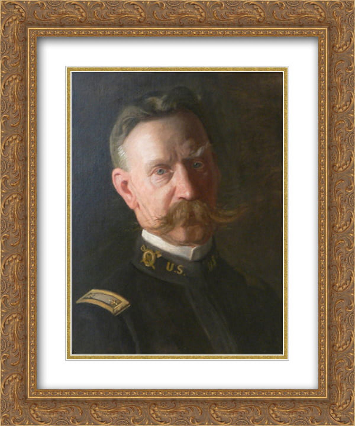 Thomas Eakins 2x Matted 20x24 Gold Ornate Framed Art Print 'Portrait of ...