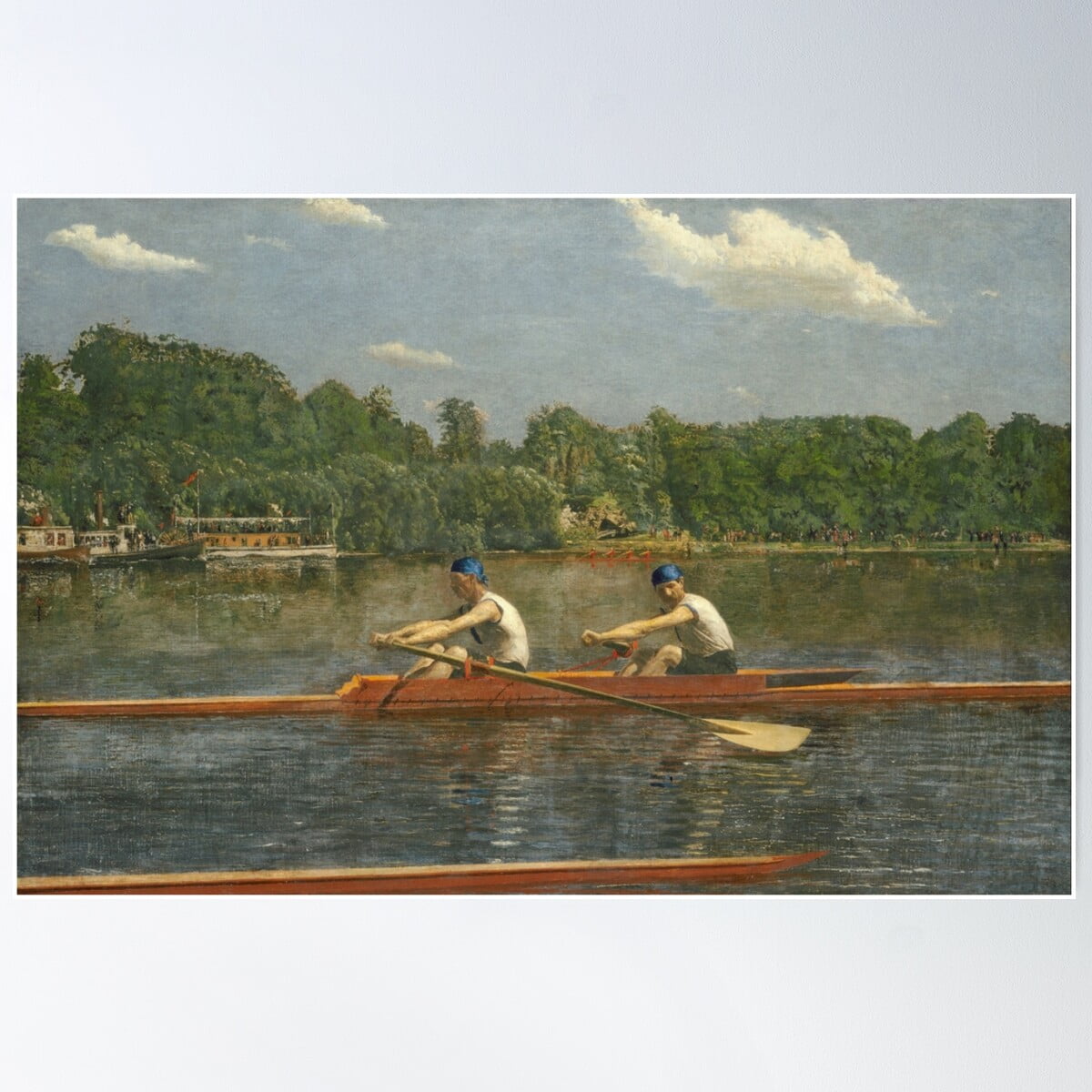 Thomas Eakins - The Biglin Brothers Racing Poster Wall Art, Modern Wall ...