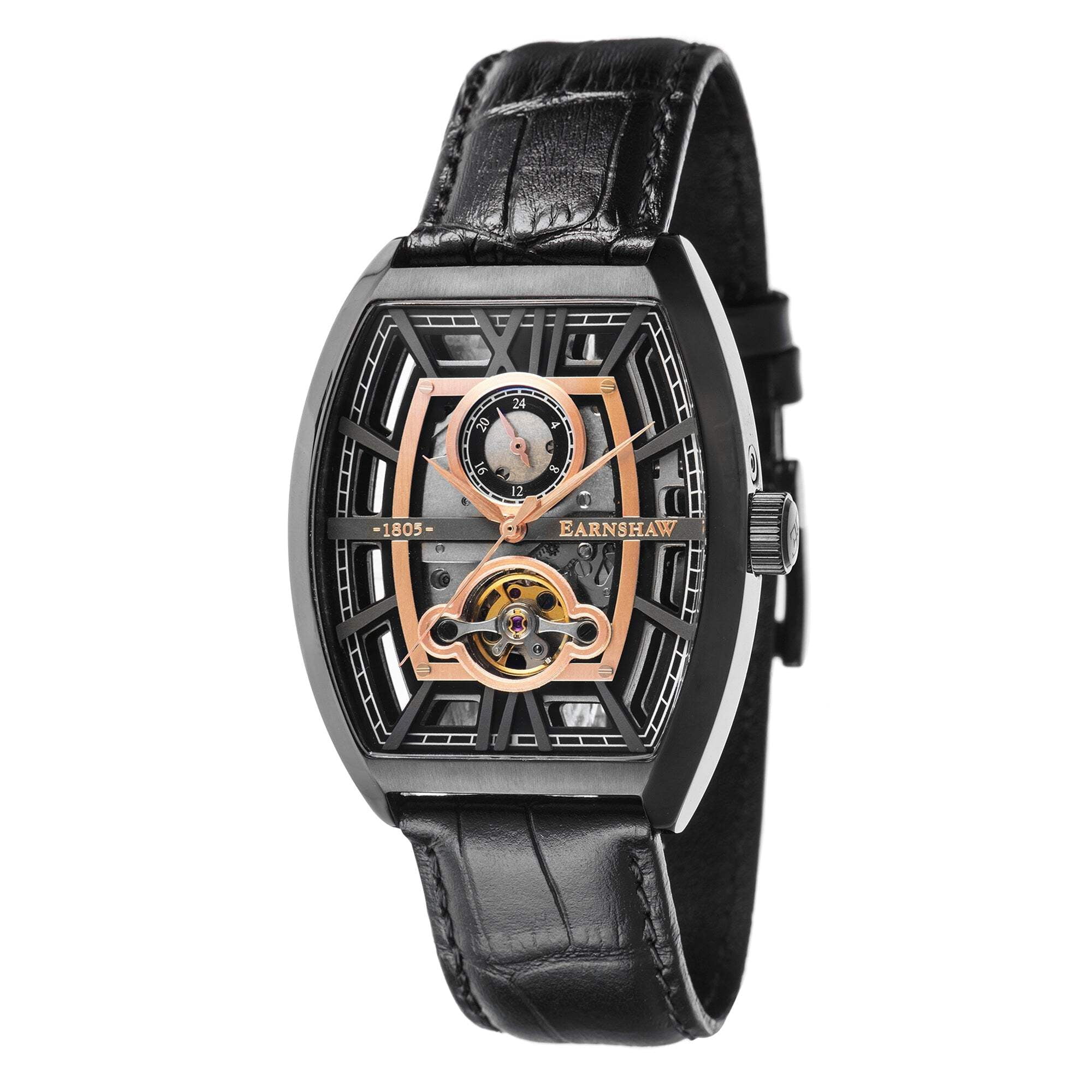 Thomas Earnshaw Heritage Holborn Stainless Steel 40mm Mechanical ...