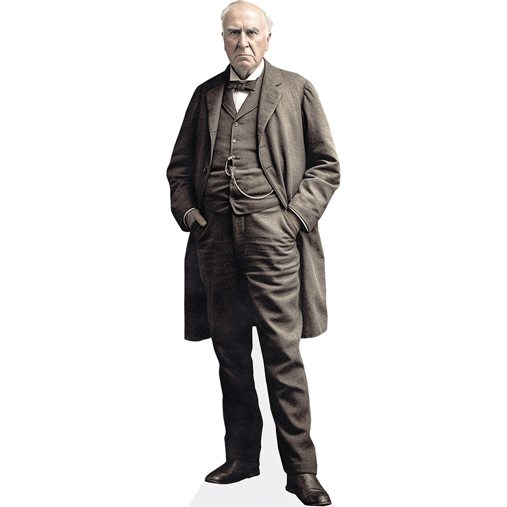 Thomas Edison (Bow Tie) Lifesize Cardboard Cutout Standee - Walmart.com