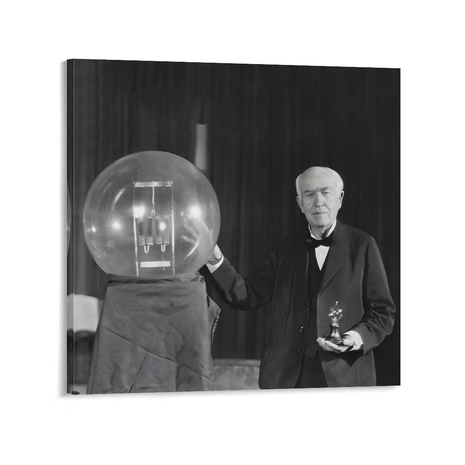 Thomas Edison Inventor Poster Picture Print Canvas Poster Wall Paint ...